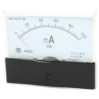Measurement Tool Analog Panel Ammeter Gauge DC 0 - 100mA Measuring ...
