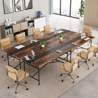 6FT Conference Table Meeting Table, Rectangular Table Boardroom Desk ...