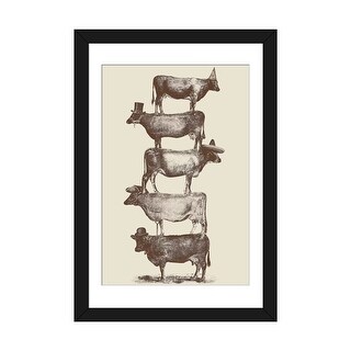 iCanvas "Cow Cow Nuts" by Florent Bodart - Bed Bath & Beyond - 37588434