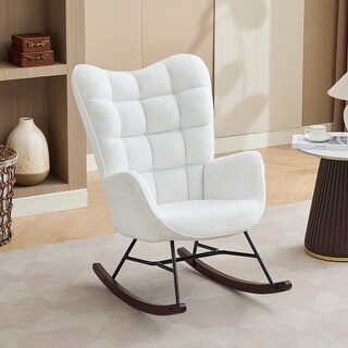 Teddy Plush Rocking Chair for Any Space - Bed Bath & Beyond - 42608788