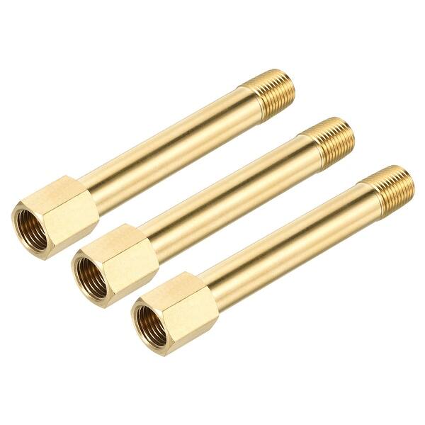 Brass Pipe Fitting G1/4 Adapter Extension Connector Hex Coupling 3 Pcs ...
