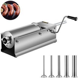 5L/11 lbs Sausage Stuffer 2 Speed CE&SGS Standards Stainless Steel ...