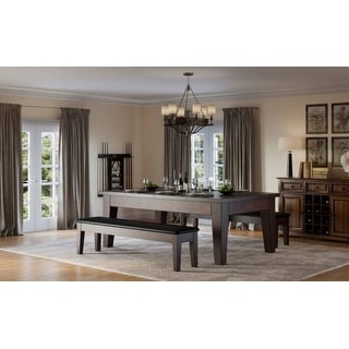 7ft Hudson Dining Pool Table w/Benches - Bed Bath & Beyond - 39084861