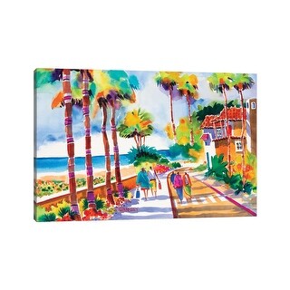 iCanvas "Palm Beach Morning" by Ellen Negley Canvas Print - Bed Bath ...