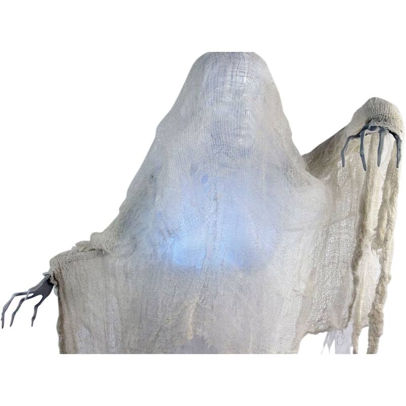 Haunted Hill Farm Life Size Animatronic Ghoul, Indoor/Outdoor Halloween ...