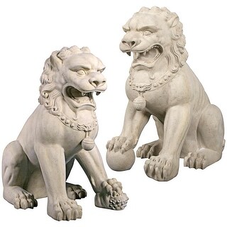 Design Toscano Set of Male & Female Foo Dogs (alone) - Bed Bath ...
