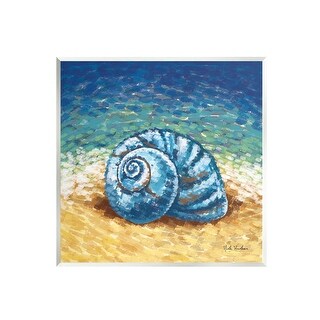 Stupell Abstract Nautilus on Shore Wall Plaque Art Design by Nidhi ...
