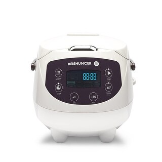 Digital Mini Rice Cooker & Steamer, with Keep-Warm Function & Timer, 3. ...