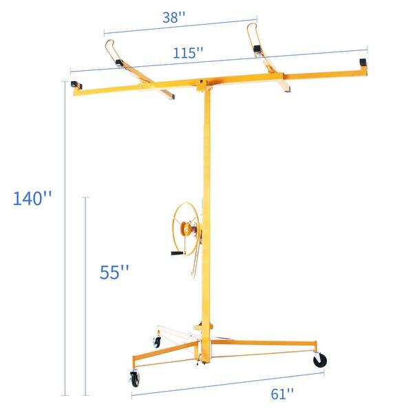 Drywall Panel Lifter Drywall Panel hoist Panel Hoist Jack Lifter 11ft ...