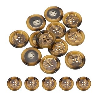 Sewing Button 4 Holes Resin Round Button Craft Sewing Accessories for ...