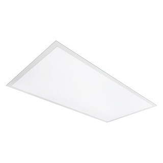 2x4 FT Surface Mount LED Flat Panel Light with Emergency Battery ...