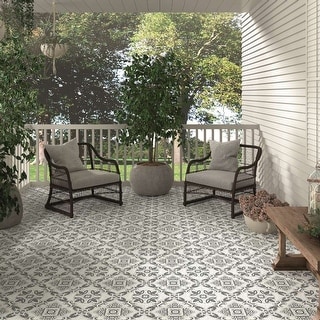 The Tile Life Roman Road 8 x 8 Patterned Porcelain Floor and Wall Tile ...