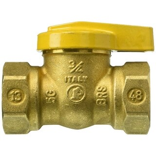 Mueller 110-524 Lever Handle Gas Ball Valve 3/4" Ips - Bed Bath ...