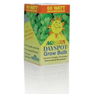 Agrosun BURP413 Dayspot Incandescent Light Grow Bulb, 60W - Bed Bath ...