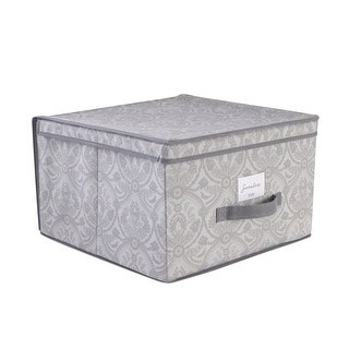 Laura Ashley Jumbo Storage Box in Almeida - L16"x W16"x H10" - Bed Bath ...