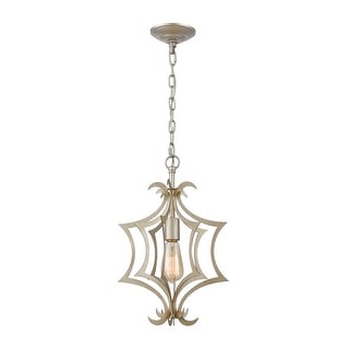 Elk Home Delray Aged Silver 11 Inch Wide 1 Light Pendant - Bed Bath ...