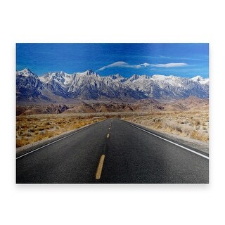 Susan Vizvary Photography 'Road Shot Eagle Cloud' Floating Brushed ...