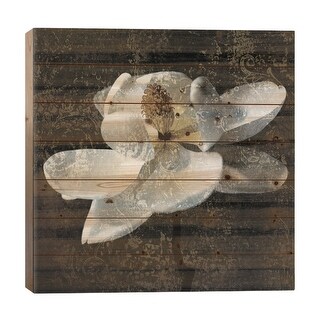 Magnolia II Print On Wood by John Seba - Multi-Color - Bed Bath ...