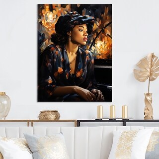 Designart "Harlem Renaissance Woman Portrait" Harlem Renaissance Metal ...