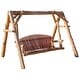 Outdoor Cedar Log Swing - Bed Bath & Beyond - 35398153
