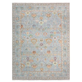 Shahbanu Rugs Mirage Gray Zero Pile Cropped Thin Sultanabad Reimagined ...