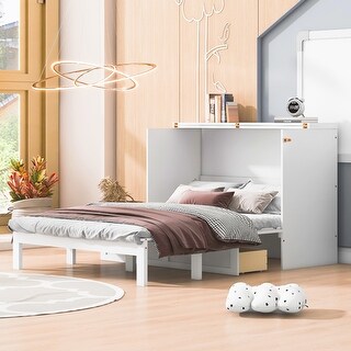 Pulley Structure Design Full Size Murphy Bed Wall Bed - Bed Bath ...