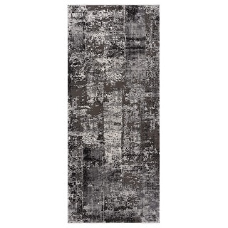Gray Modern Abstract Rug - Bed Bath & Beyond - 34736818