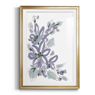 Periwinkle Patch I Premium Framed Print - Ready to Hang - Bed Bath ...