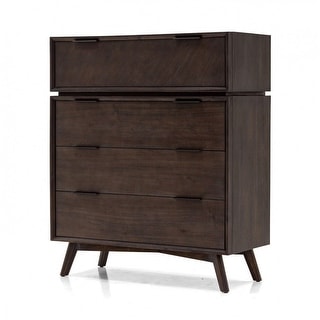 39 Inch Wooden Chest with Four Drawers, Brown - Bed Bath & Beyond ...
