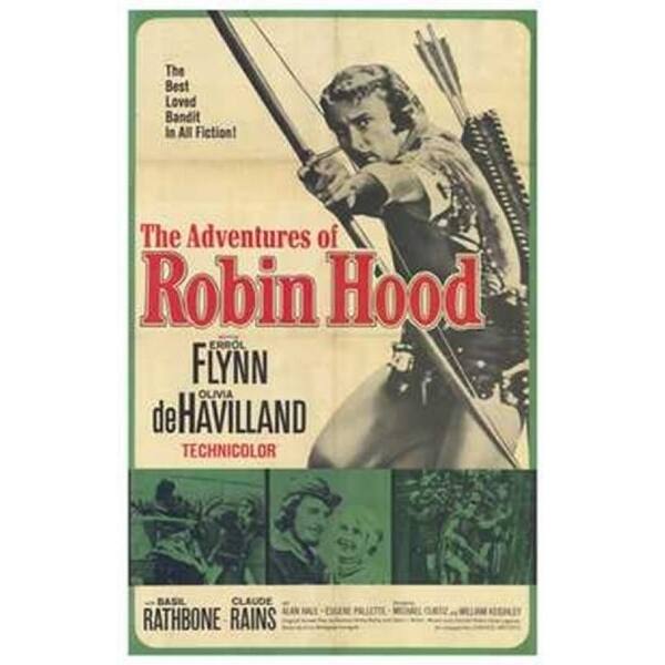 The Adventures Of Robin Hood Movie Poster (11 X 17) Item Mov216160 ...