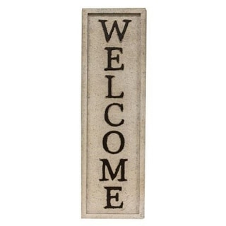 Tall 24x6 Metal Welcome Sign for Porch and Wall Decor - 6" W x 24" H ...