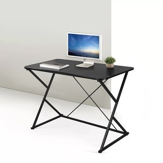 VEIKOUS 43 in. Rectangular Gaming Desk Computer Table Black - Bed Bath ...