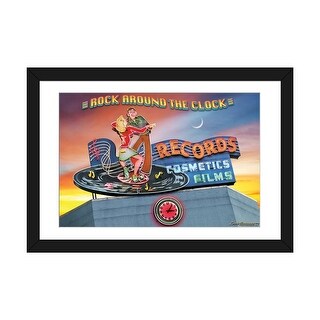 iCanvas "Rock Around The Clock" by Larry Grossman - Bed Bath & Beyond ...