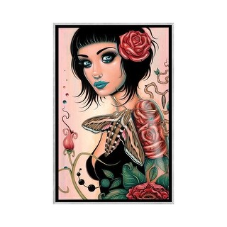 iCanvas "White Lined Sphinx" by Caia Koopman Framed - Bed Bath & Beyond ...