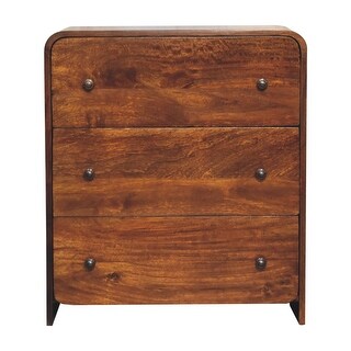 Artisan Furniture Solid Wood Aspen Slim Chest, 3 drawers - Bed Bath ...