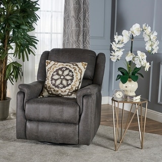 Modern sliding lounge chairs with swivel rings made of metal material ...