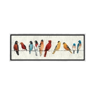 iCanvas "The Usual Suspects - Birds on a Wire" by Avery Tillmon Framed ...