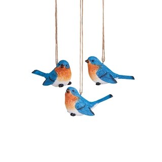 Bluebird Songbird Ornament A/3 - Set of 3 - Bed Bath & Beyond - 36522223