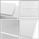 Workstation 180 Degrees Rotating Corner Computer Desk L Shaped Table ...