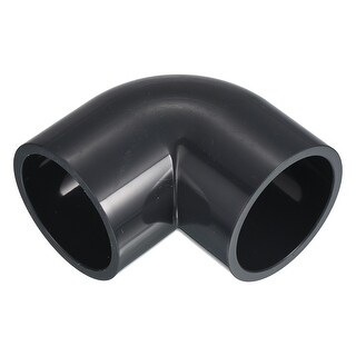 UPVC Pipe Fitting Elbow 50mm Socket 90 Degree Adapter Connector Gray ...