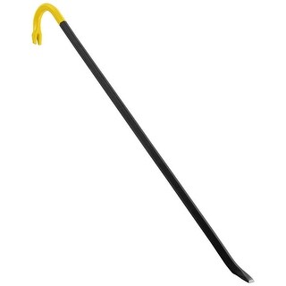 Stanley 55-136 Forged Hexagonal Steep Ripping Bar, 36" Long - Yellow ...