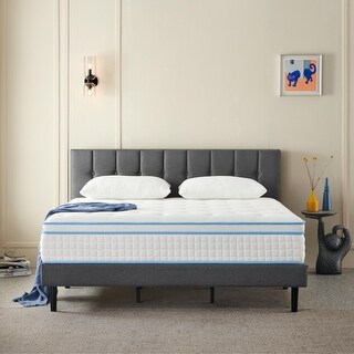 Stiku 10 in. Cooling Medium Hybrid Mattress,Strong Edge Support - Bed ...