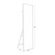 Modern Rectangle Metal Full Length Freestanding Mirror - 63-in H x 19.7 ...