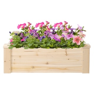 Modern Minimalist Wooden Ground Planting Frame - Bed Bath & Beyond ...