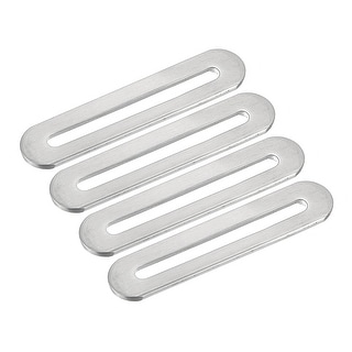 Adjustable Brace Brackets, 4Pcs Stainless Steel Flat Straight Brackets ...