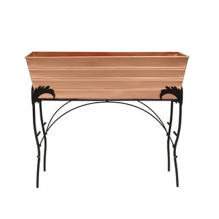 Achla Designs 30"H Rectangular Galvanized Steel Indoor Outdoor Large ...