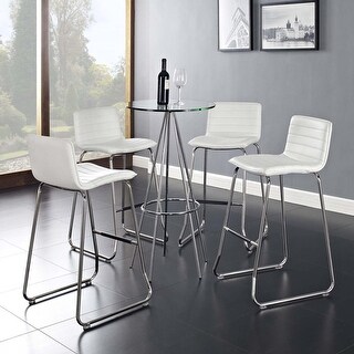Dive Bar Stool Set of 4 - White - white - Bed Bath & Beyond - 37934407