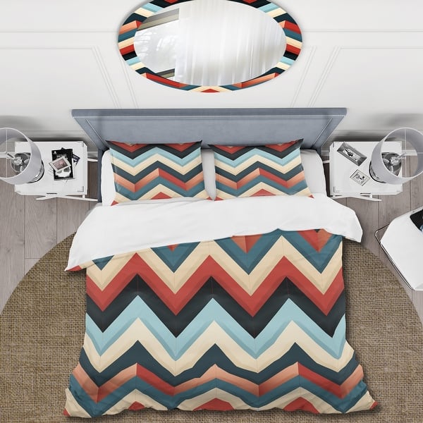 chevron single bedding