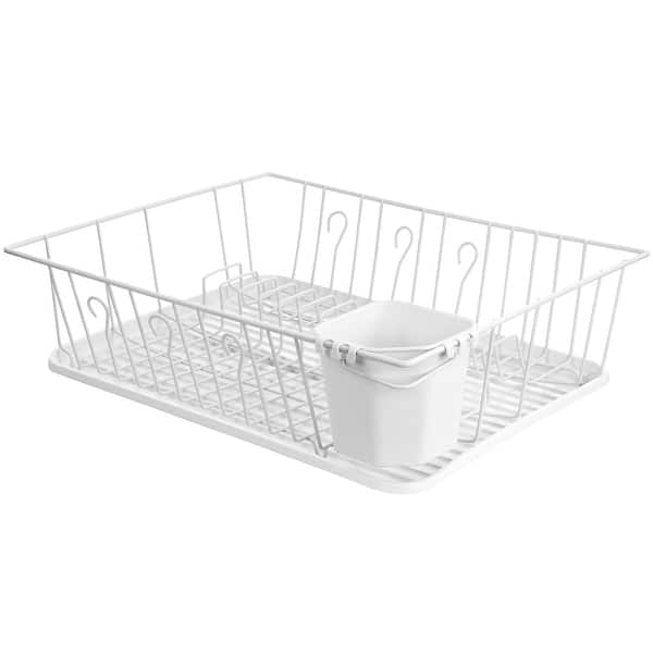 White Dish Rack - Bed Bath & Beyond - 37428909