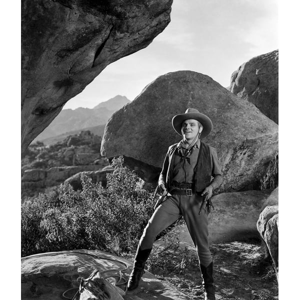James Cagney standing with Legs Spread in Cowboy Outfit Classic ...